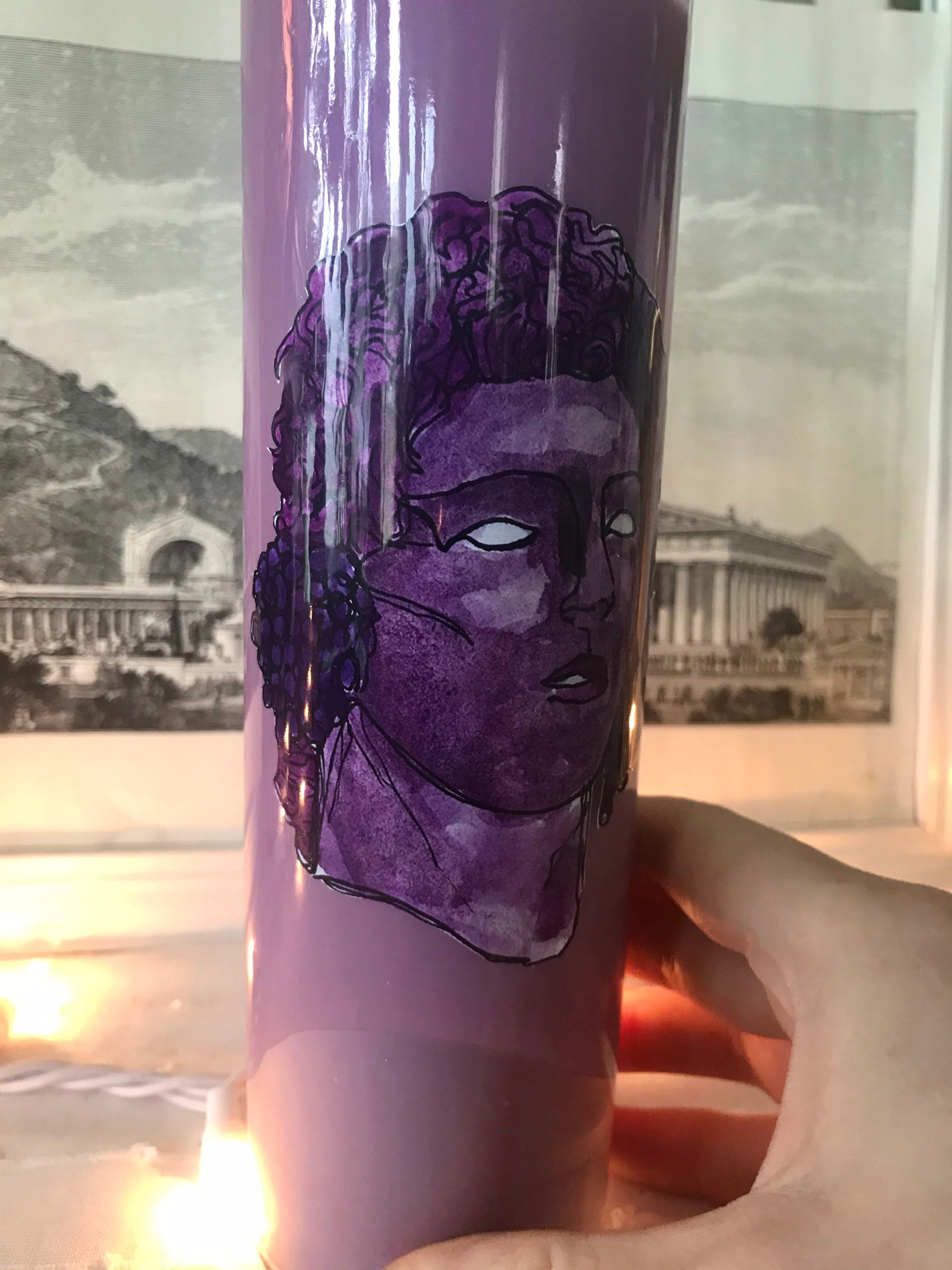 Dionysus Deity Candle - Etsy