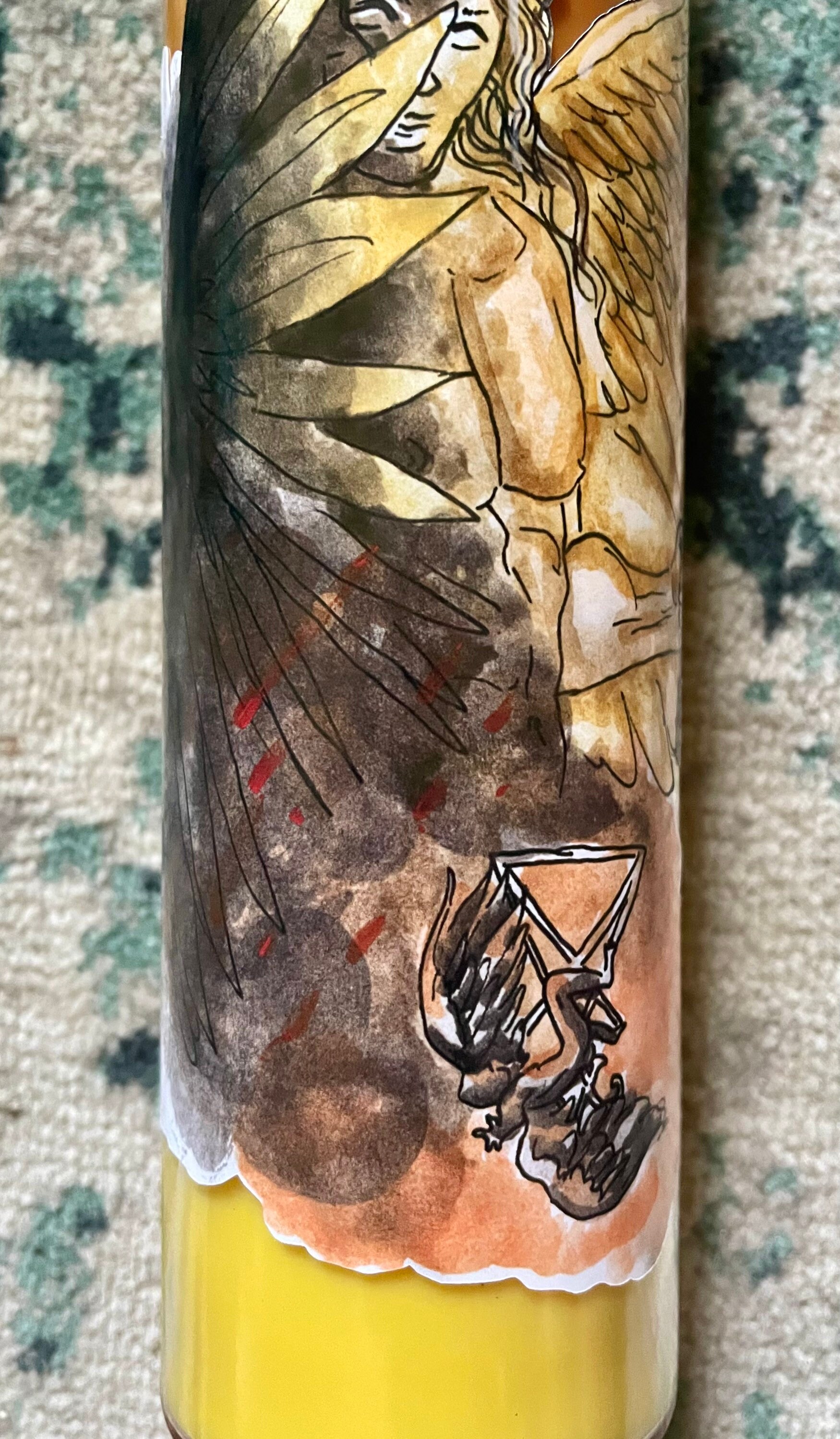 Duality of Lucifer Deity Candle - Etsy