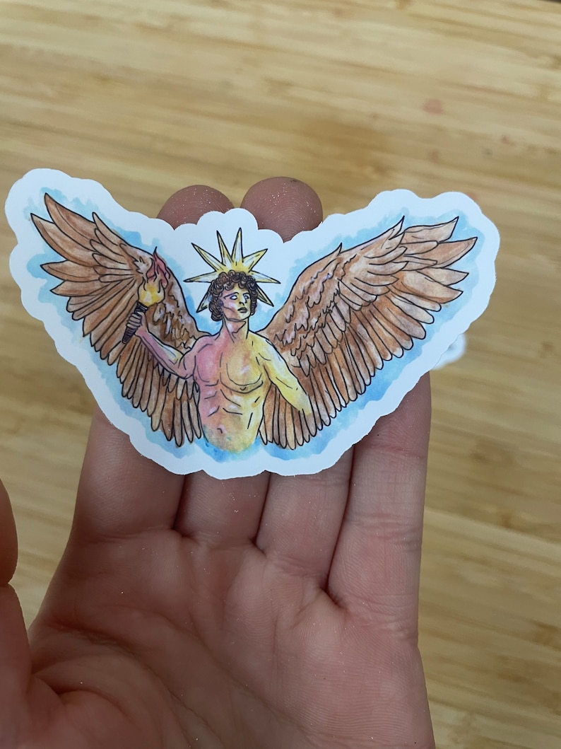 Lucifer Morningstar Deity Sticker - Etsy