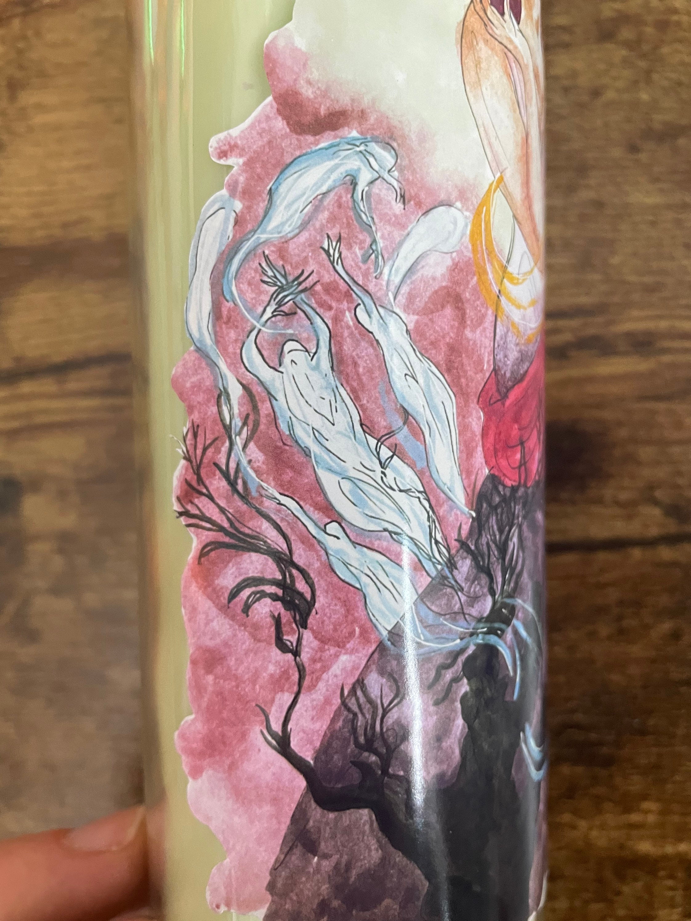 Persephone Remastered spring Green Deity Candle - Etsy