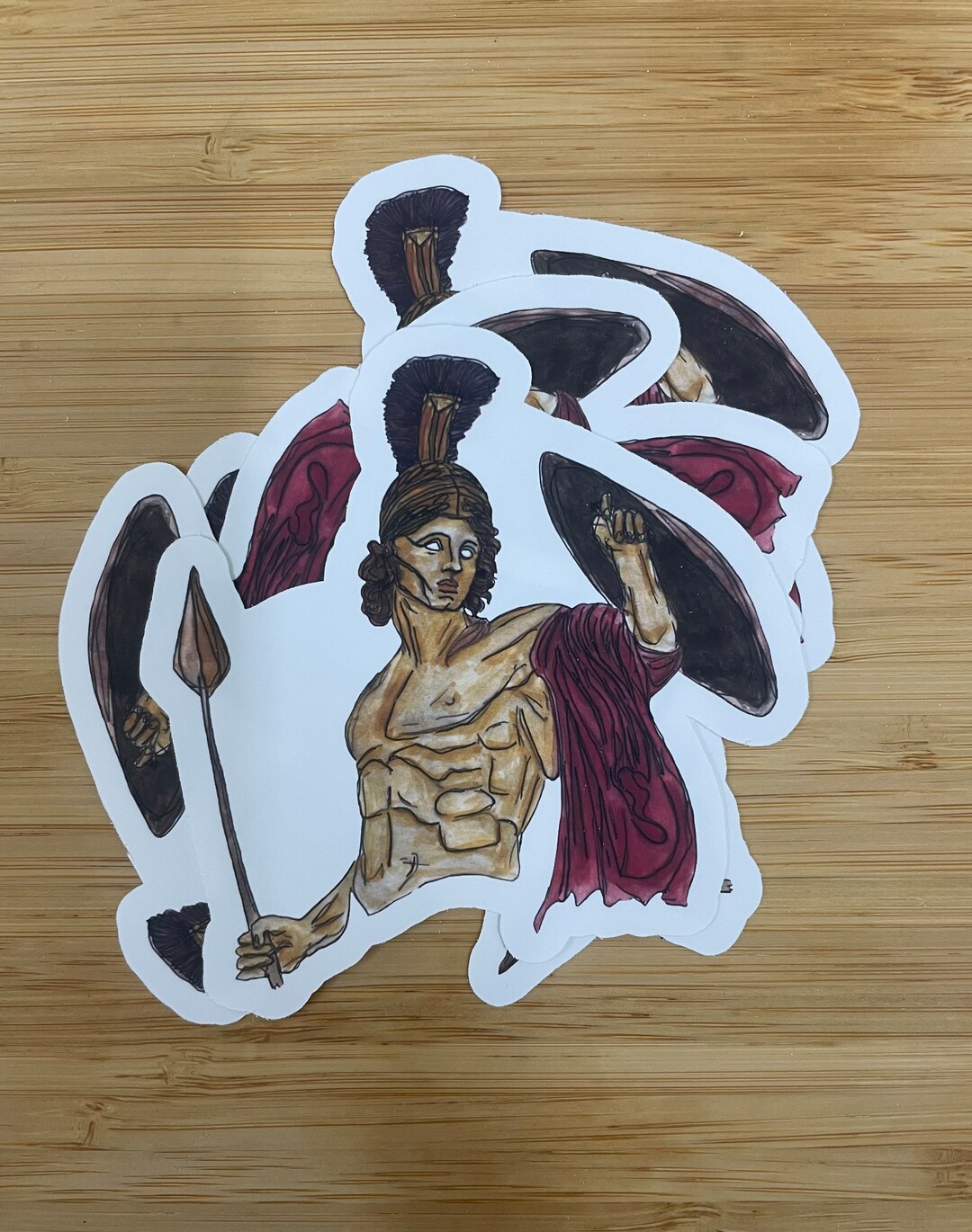 Achilles Worship Sticker - Etsy