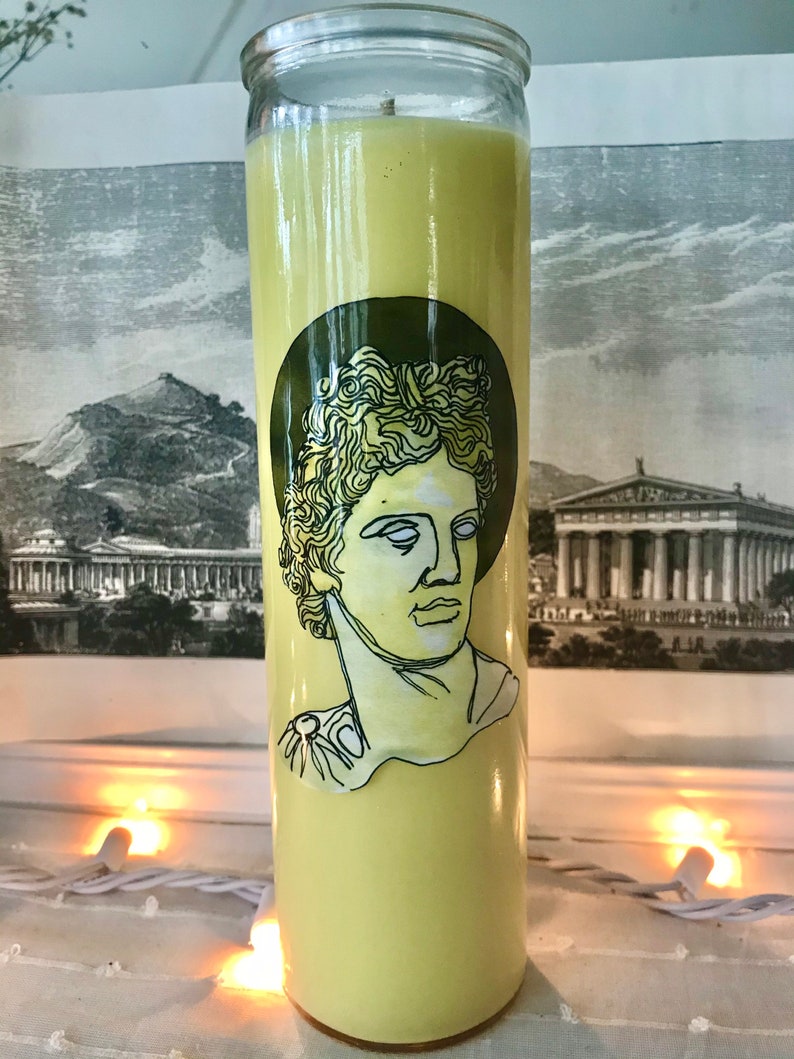 Apollo Deity Candle - Etsy