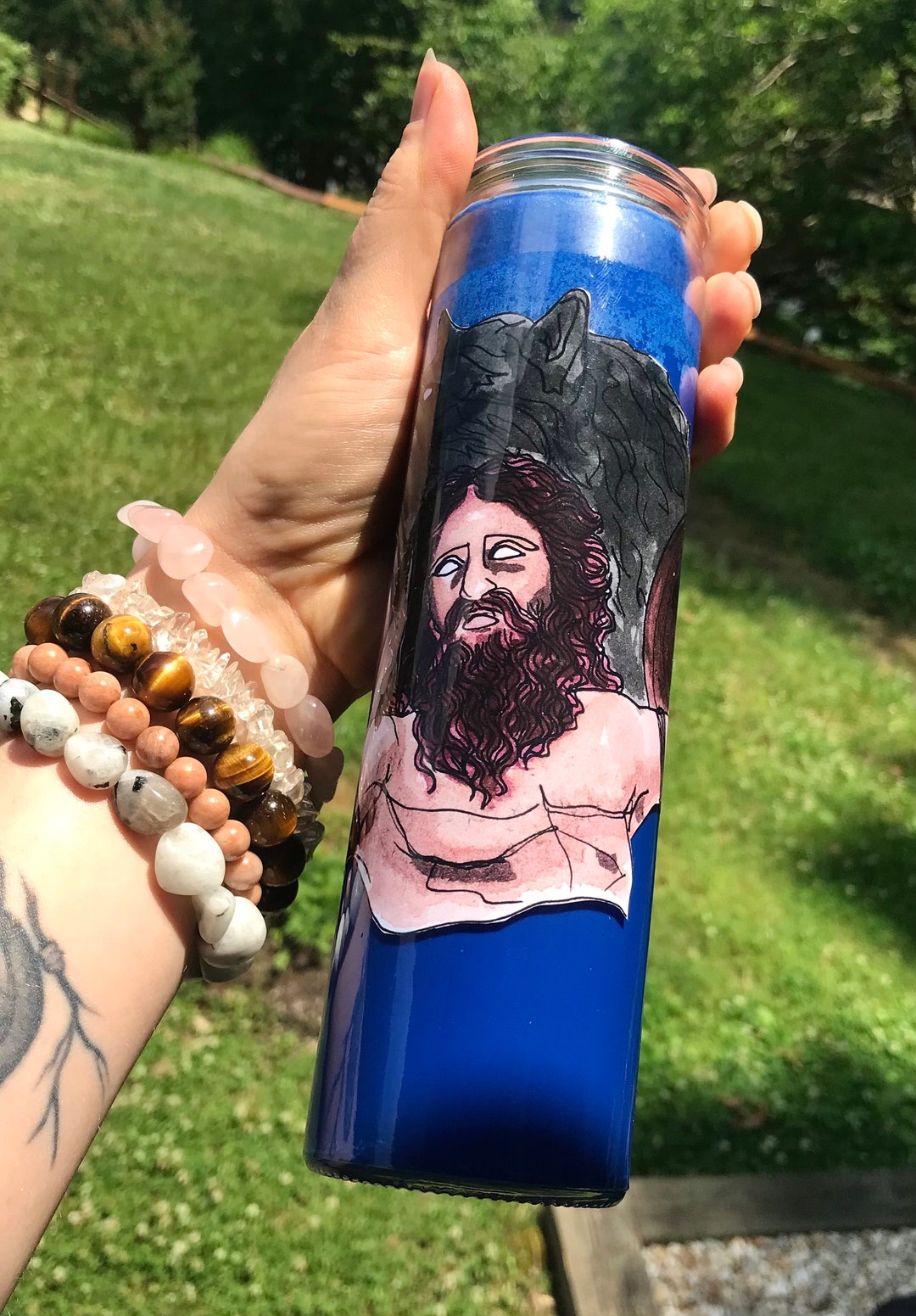 Tyr Deity Candle - Etsy