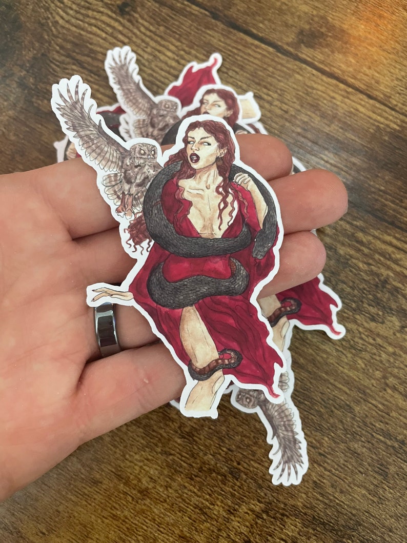 Lilith remastered Deity Sticker - Etsy