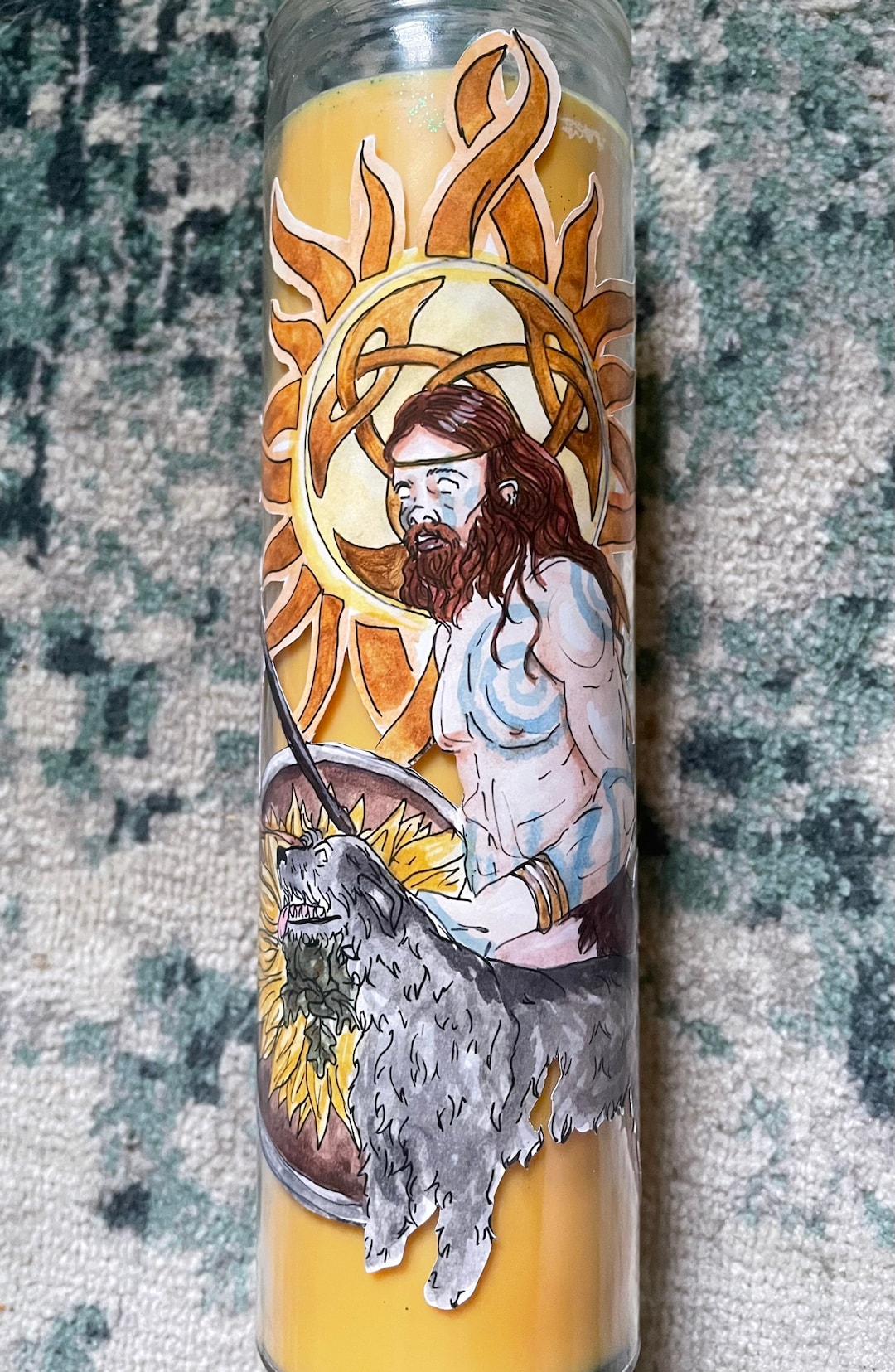 Lugh Deity Candle - Etsy