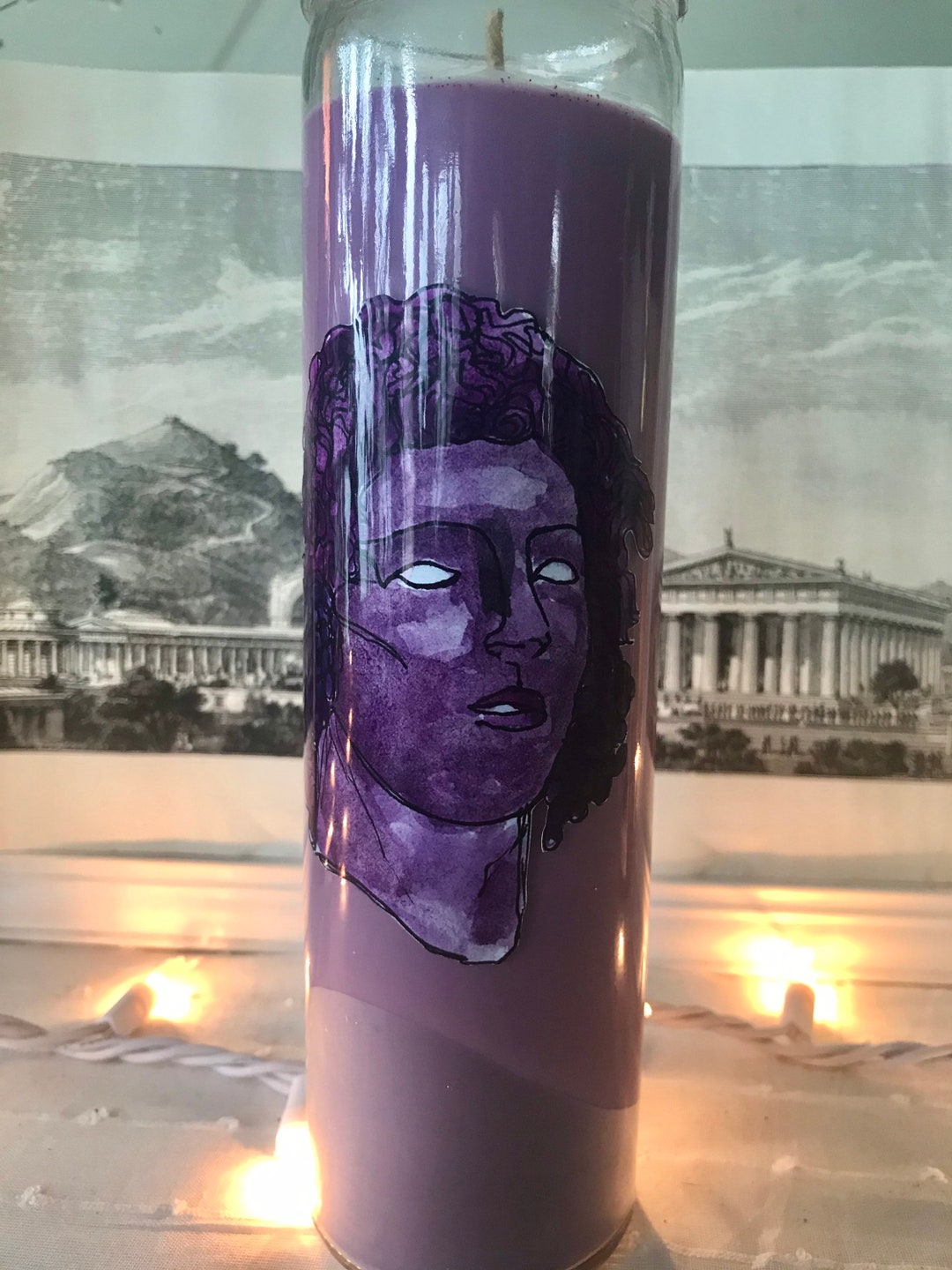Dionysus Deity Candle - Etsy
