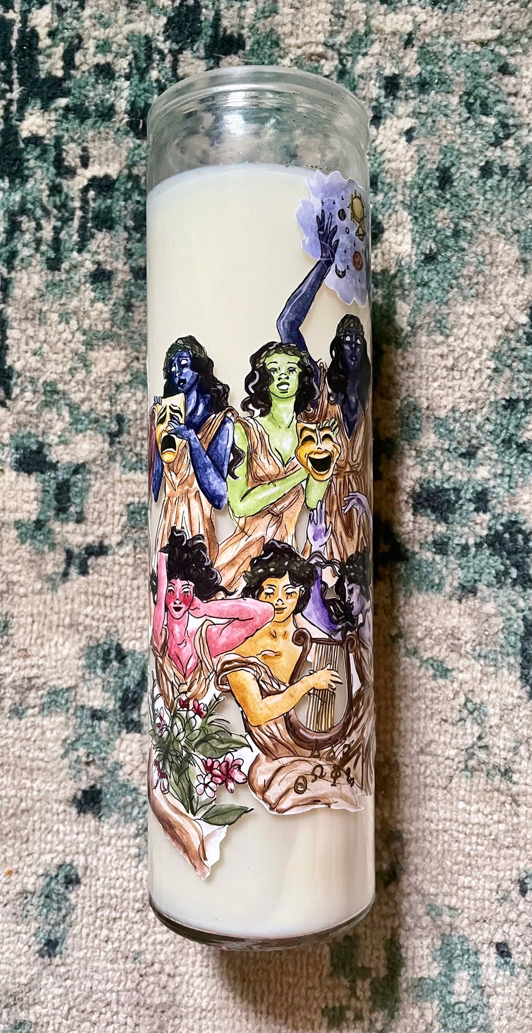 The Muses (mousai) Deity Candle - Etsy