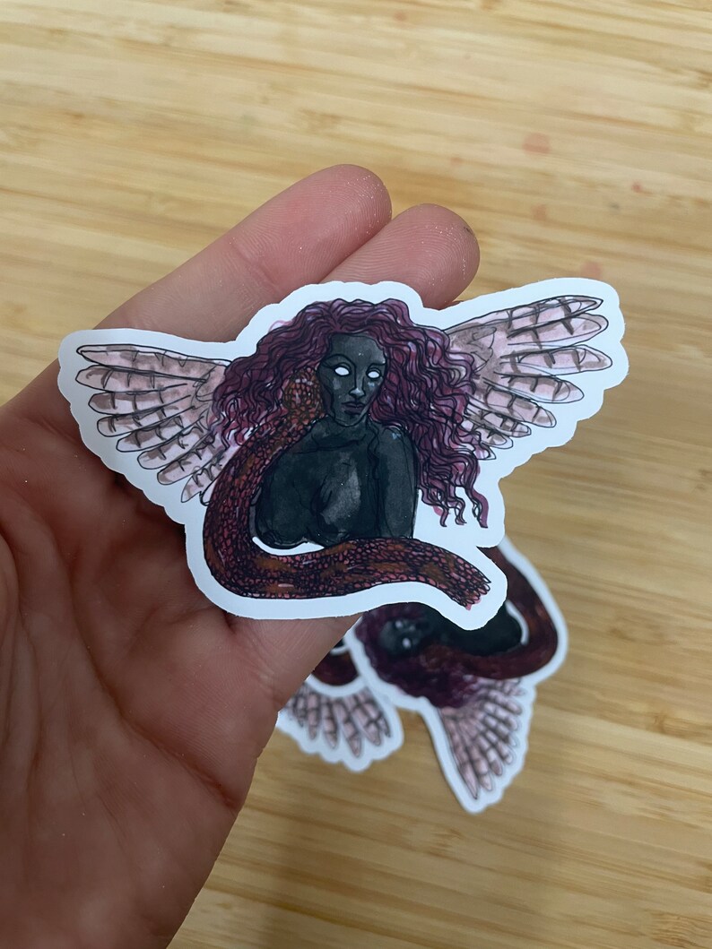 Lilith Deity Sticker - Etsy