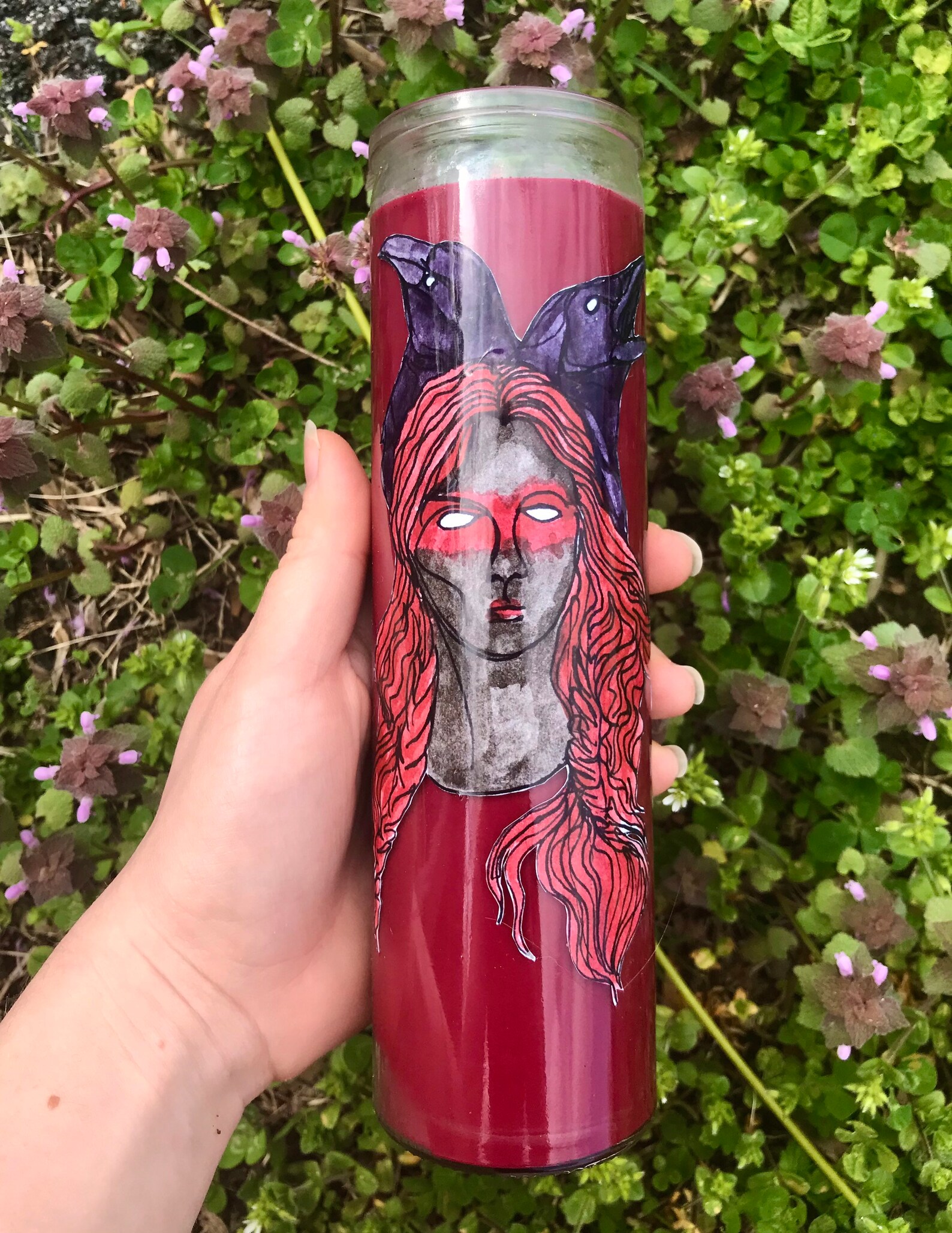 The Morrigan Deity Candle - Etsy