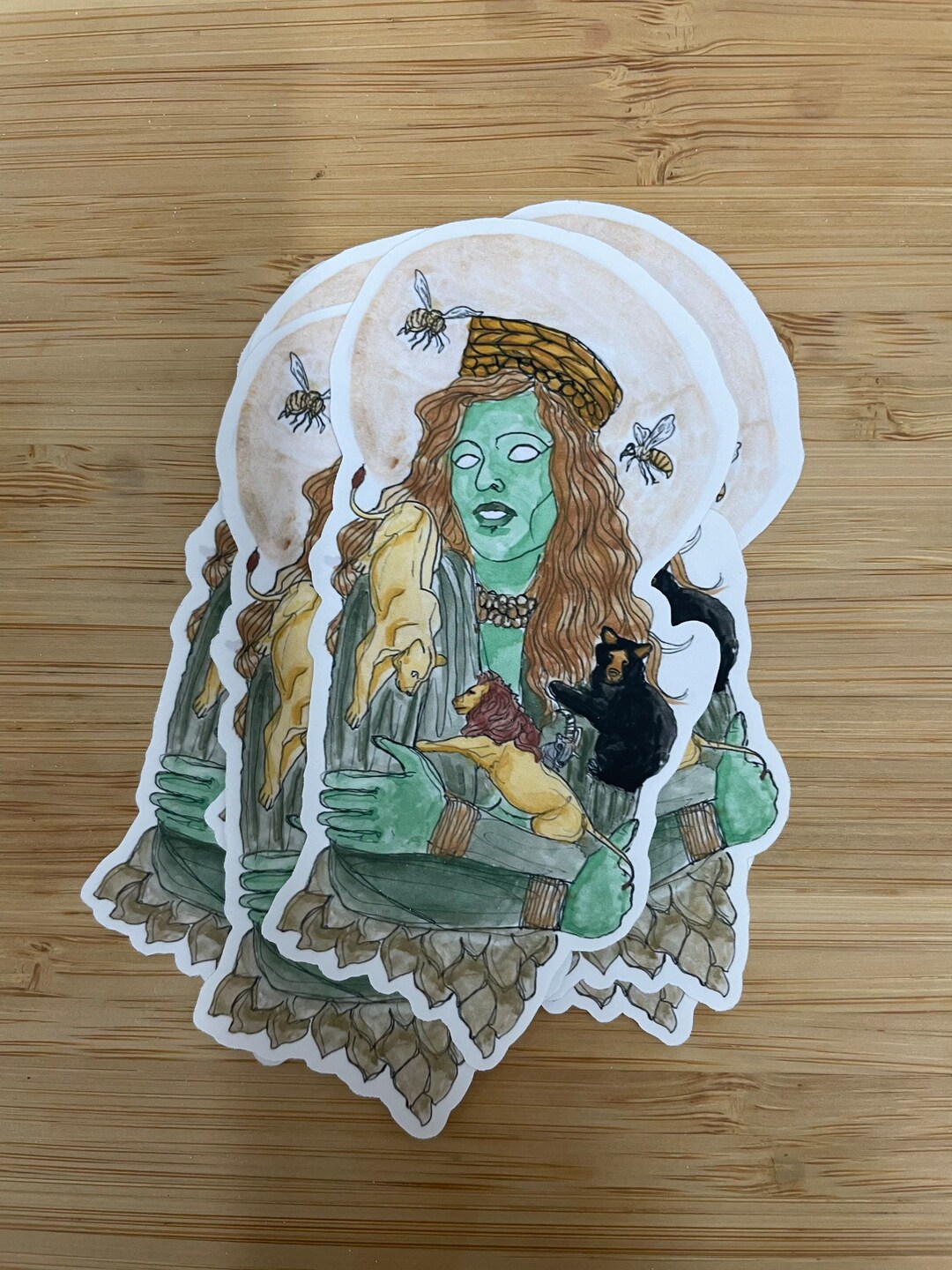 Artemis of Ephesus Deity Sticker - Etsy