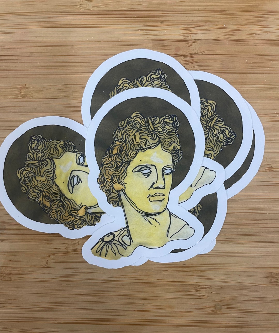 Apollo Deity Sticker - Etsy