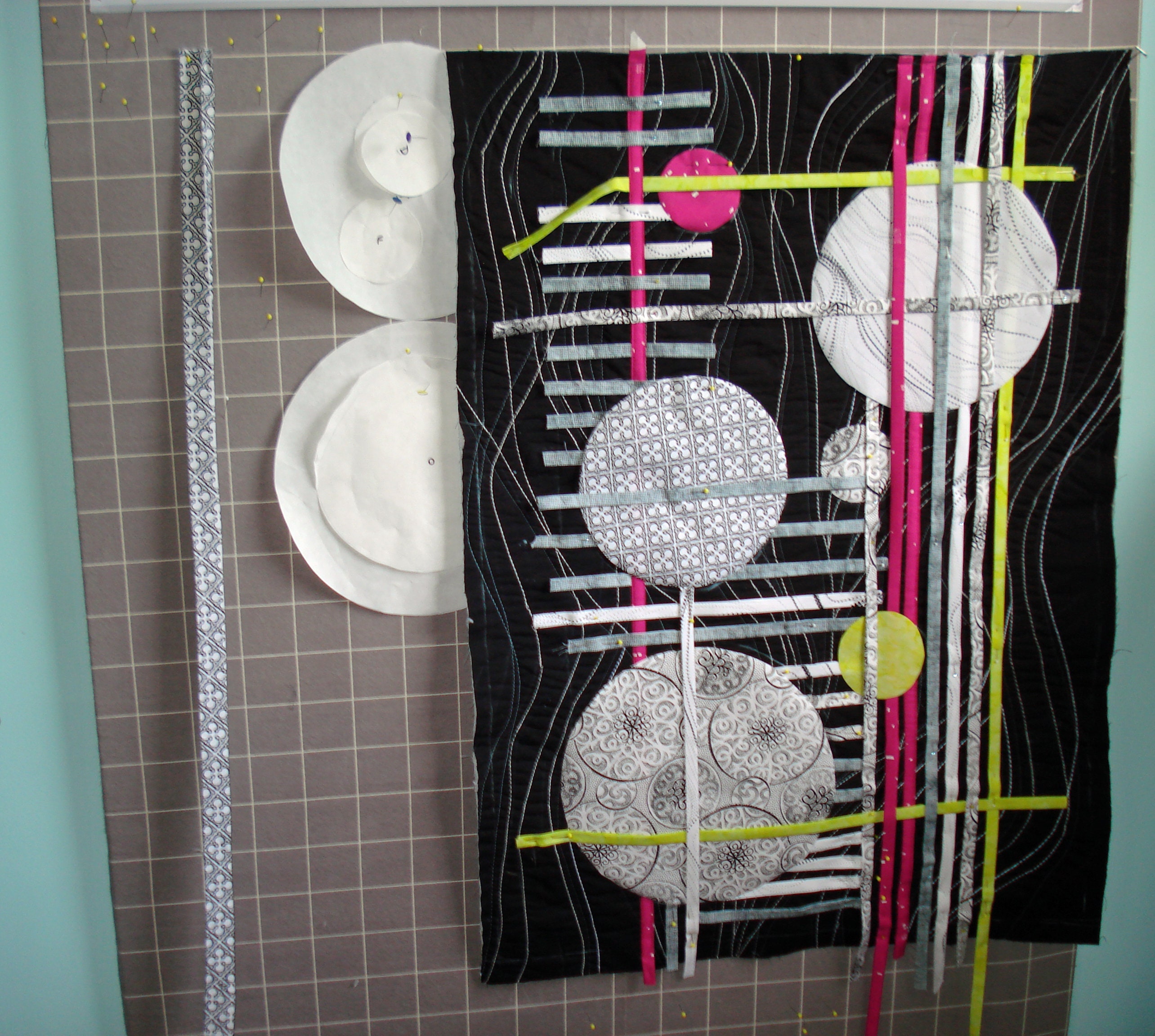 Midnight Flight Abstract Art Quilt Pattern 24" X 34" - Etsy