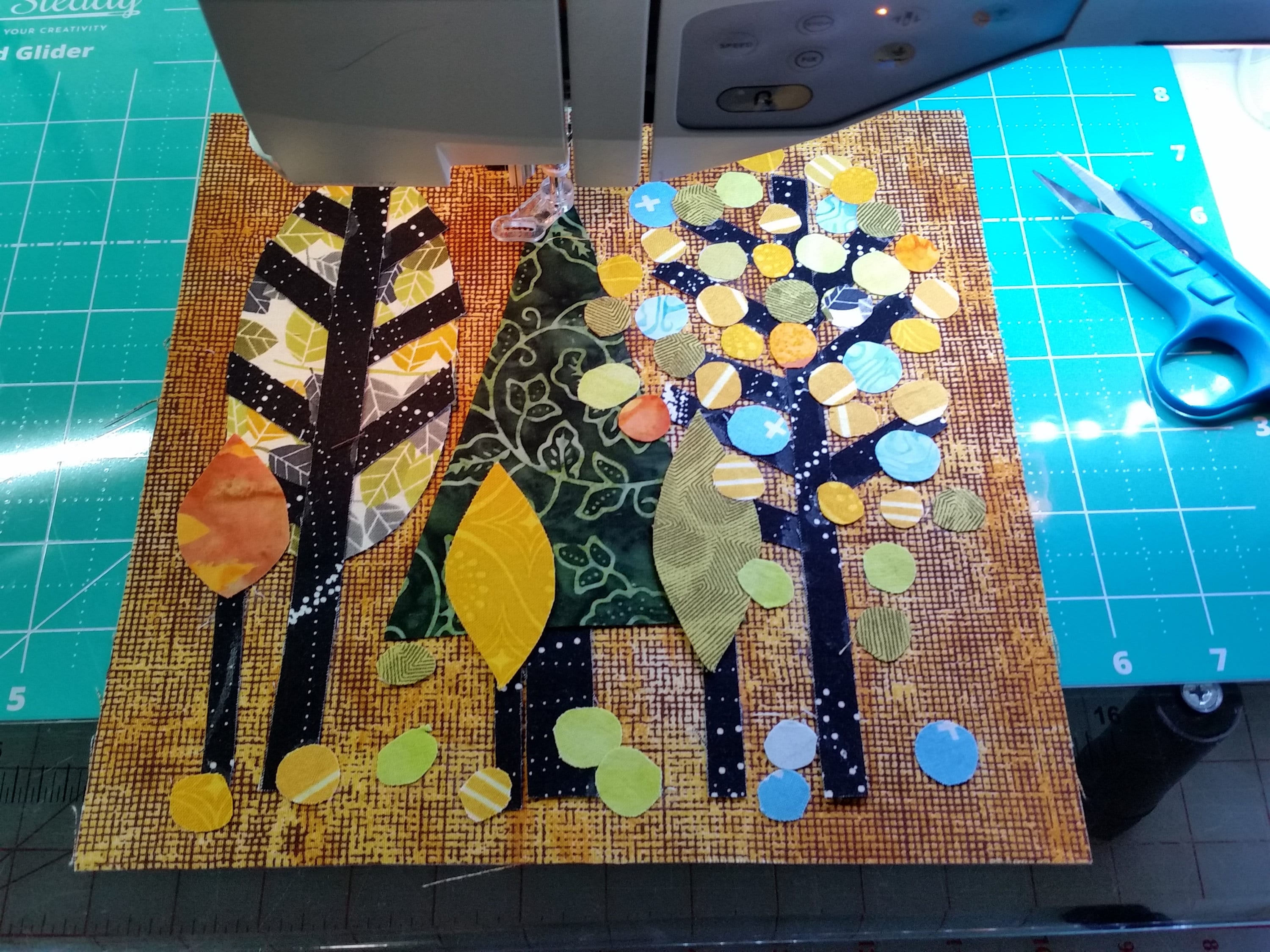 4 Seasons Art Quilt Pattern, Applique, 2 Sizes Included - Etsy