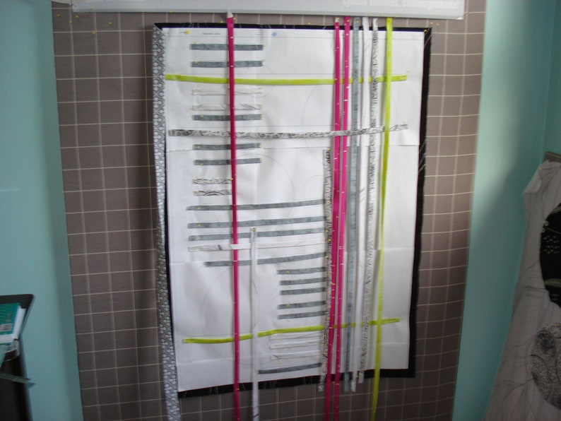 Midnight Flight Abstract Art Quilt Pattern 24" X 34" - Etsy