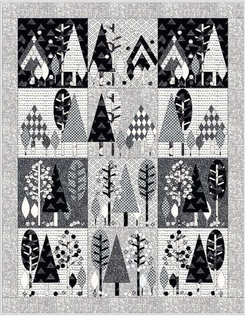 4 Seasons Large Quilt Pattern, 54