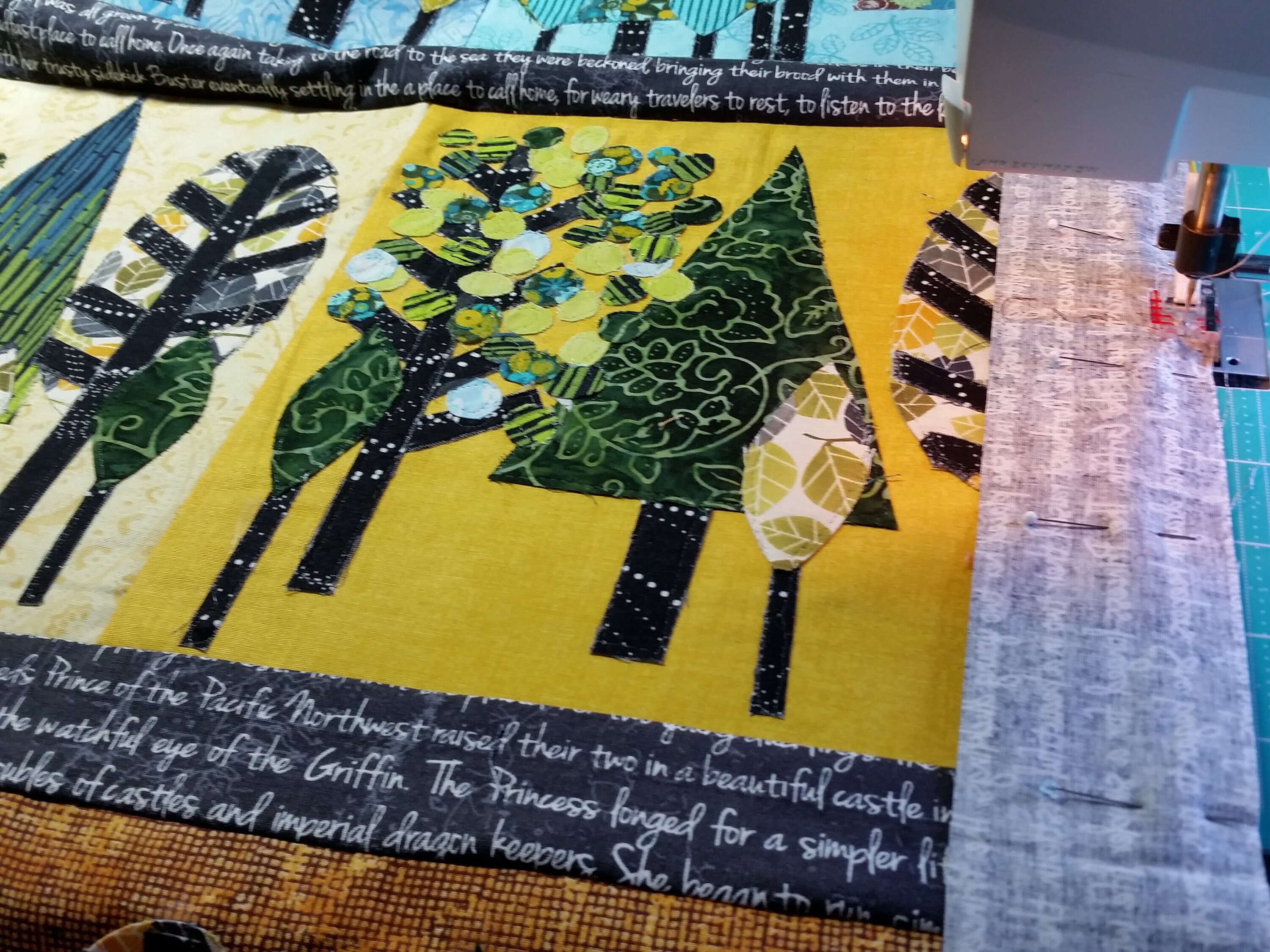 4 Seasons Art Quilt Pattern, Applique, 2 Sizes Included - Etsy