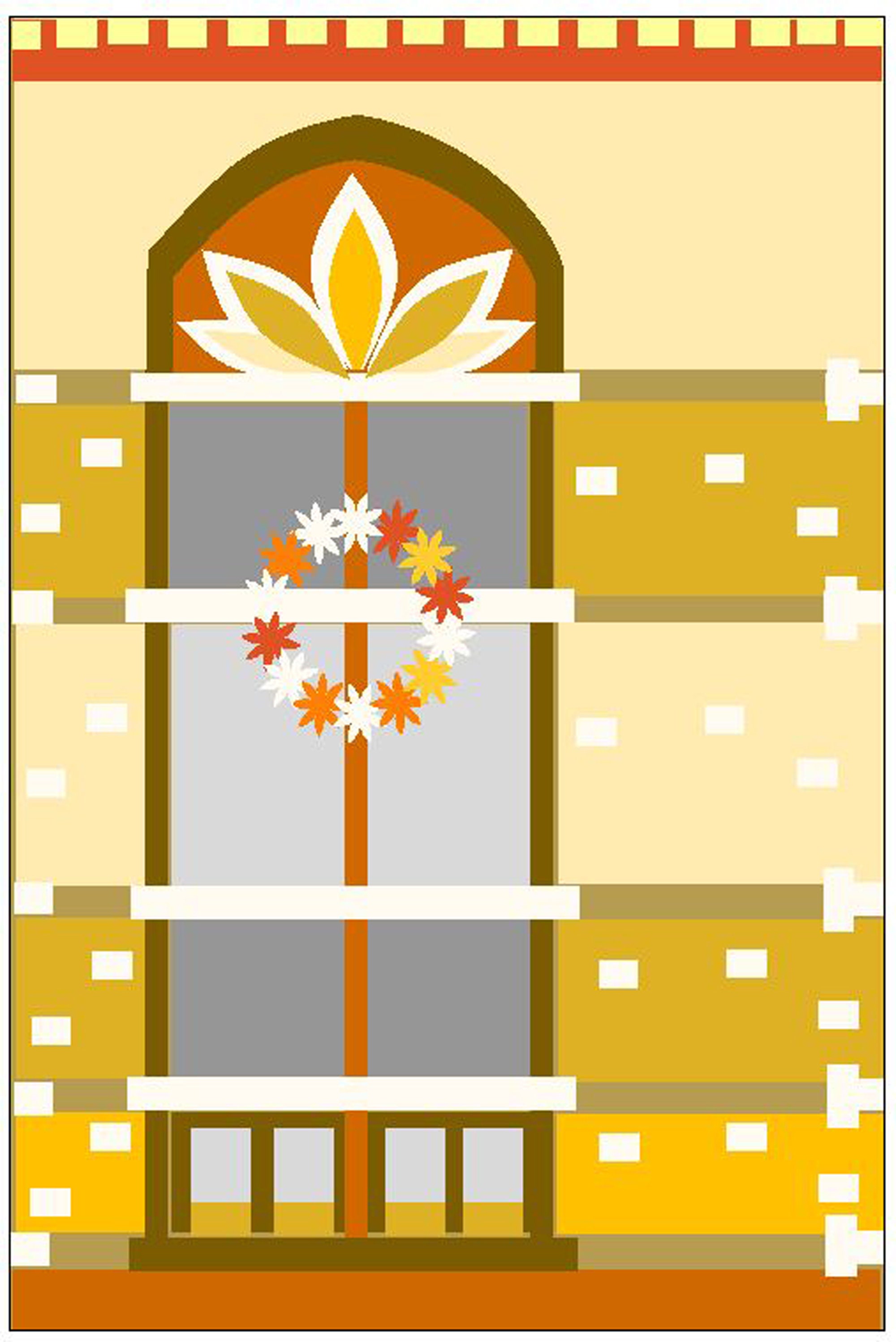 Urban Windows Art Quilt Pattern, 20" X 42" - Etsy