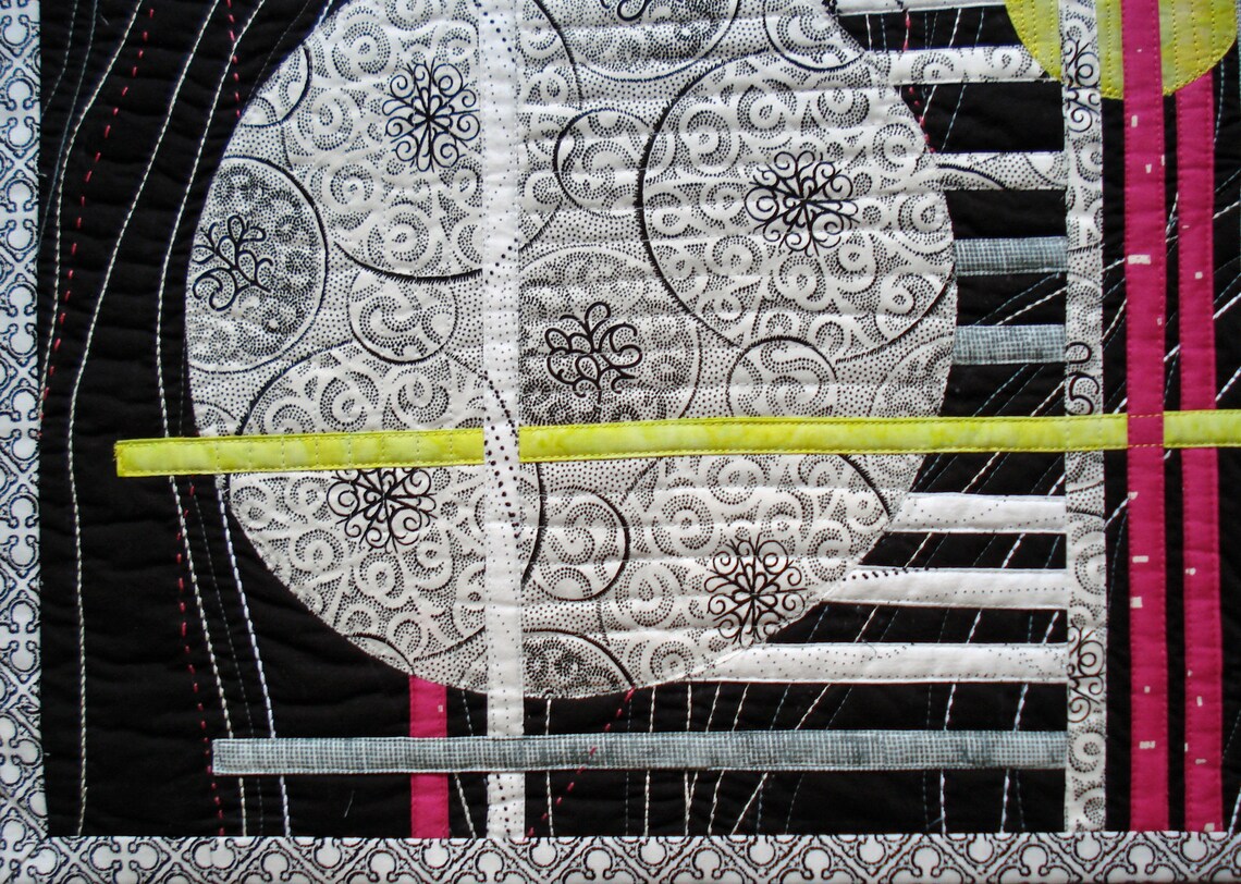 Midnight Flight Abstract Art Quilt Pattern 24" X 34" - Etsy