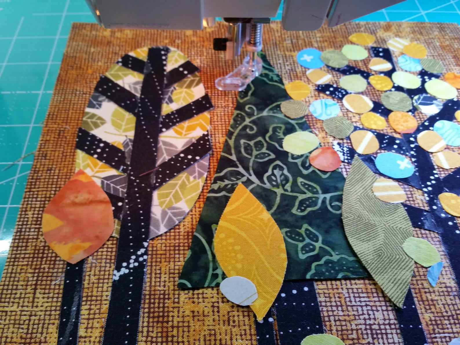 4 Seasons Art Quilt Pattern, Applique, 2 Sizes Included - Etsy