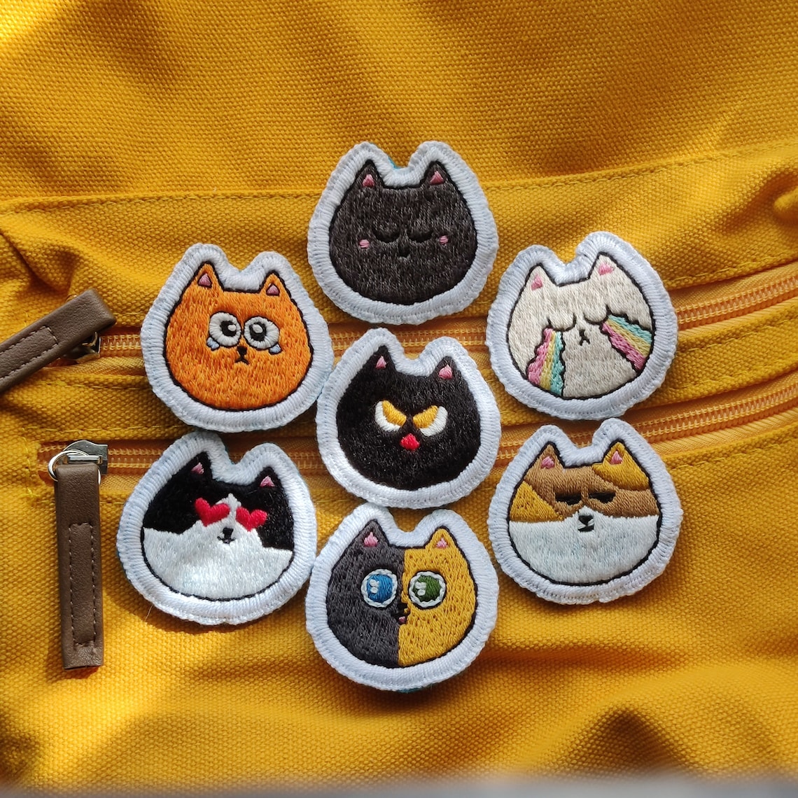 Handmade Sew on Calico Cat Patch - Etsy