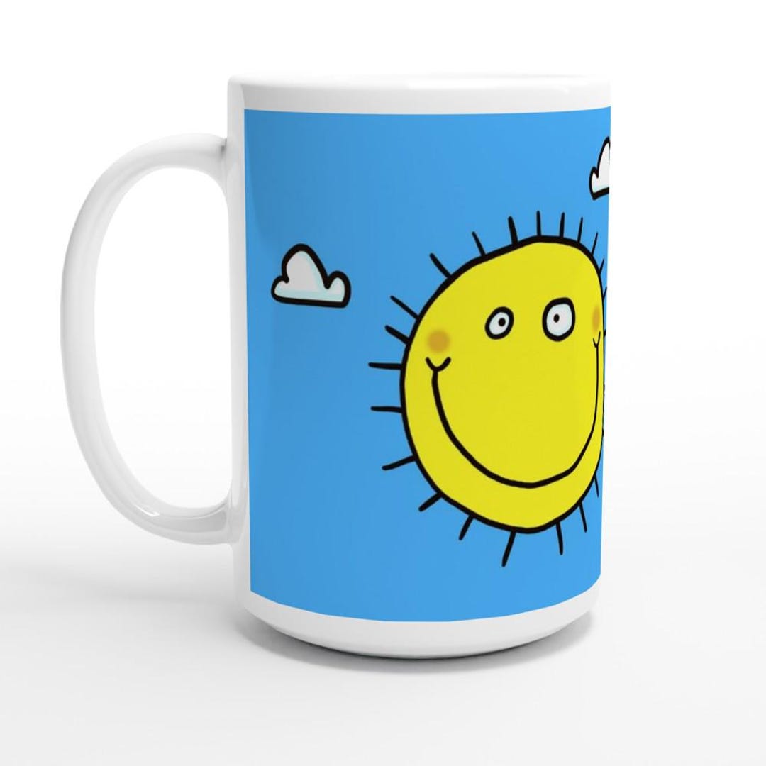 Sun / Coffee Mug / Big Mug / 425 Ml / 15 Oz / Coffee Mug With Funny ...