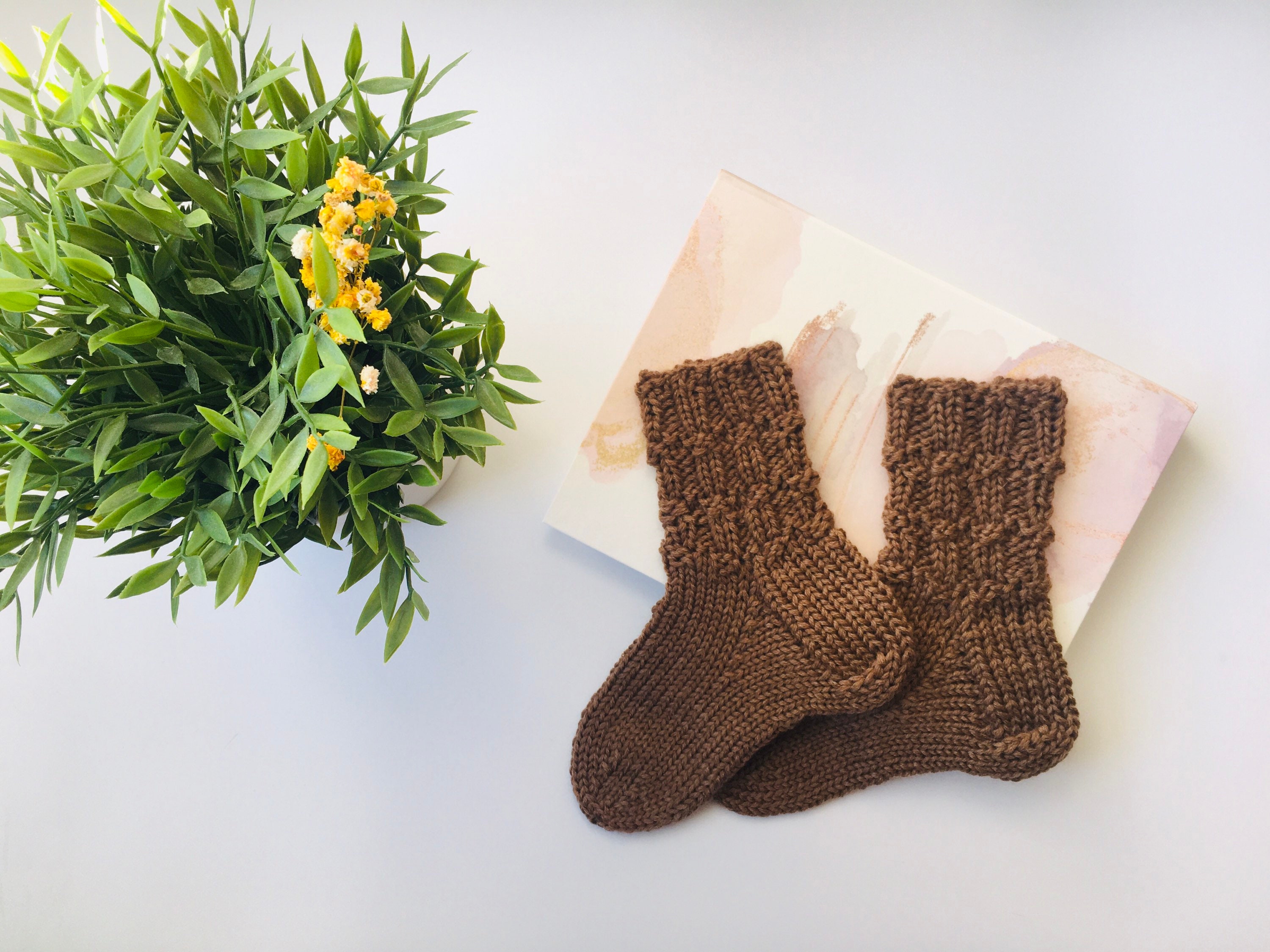 Knitted Kid's Socks, Merino Wool Socks, Handmade, Toddler Wool Socks ...