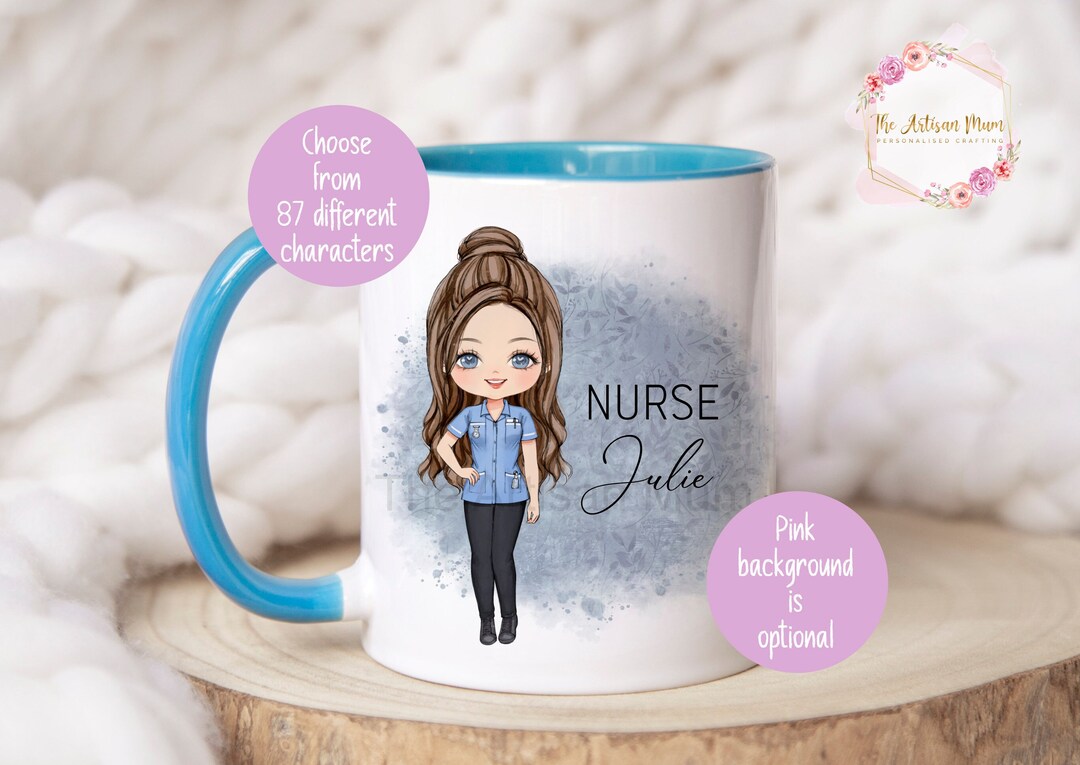 Personalised Nurse Mug, Nurse Graduation Gift, Best Nurse Present ...