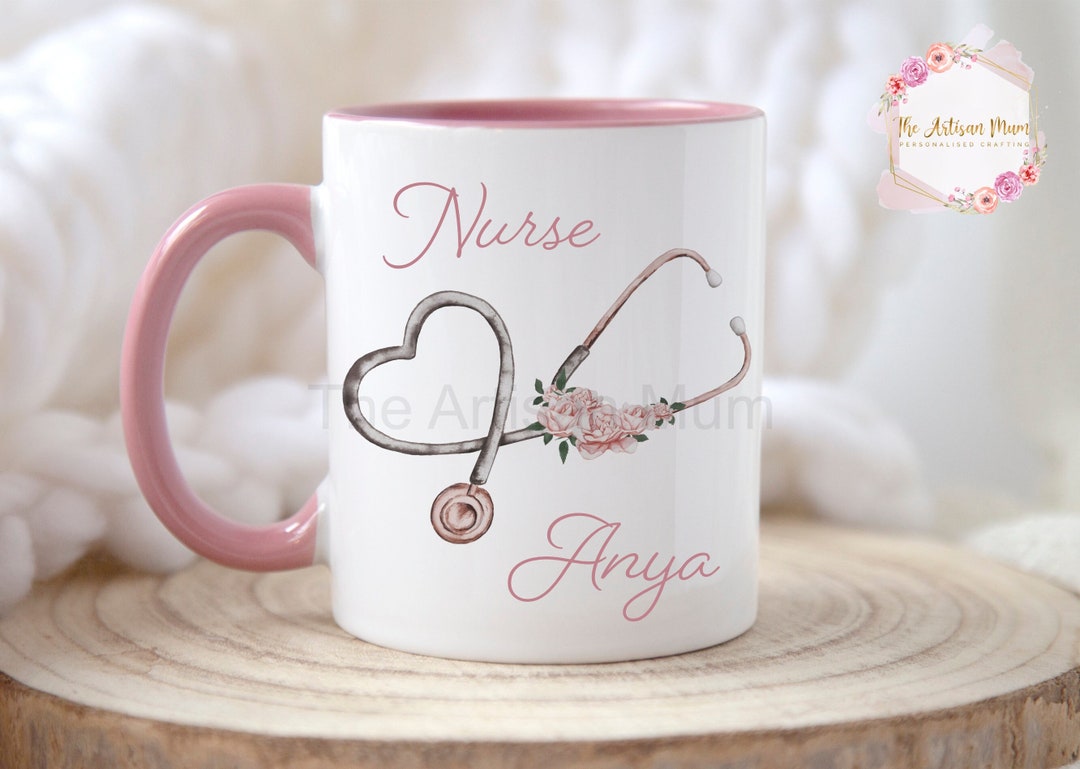 Personalised Nurse Mug, Nurse Graduation Gift, Best Nurse Present ...