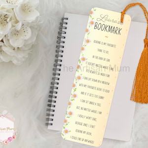 Luxury Personalised Large Metal Bookmark Unique Gifts for - Etsy UK