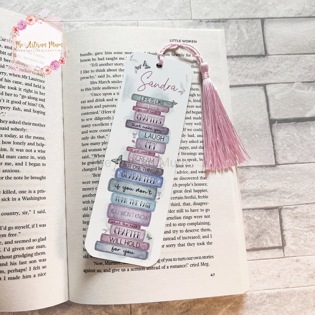 Luxury Personalised Large Metal Bookmark Unique Gifts for - Etsy UK