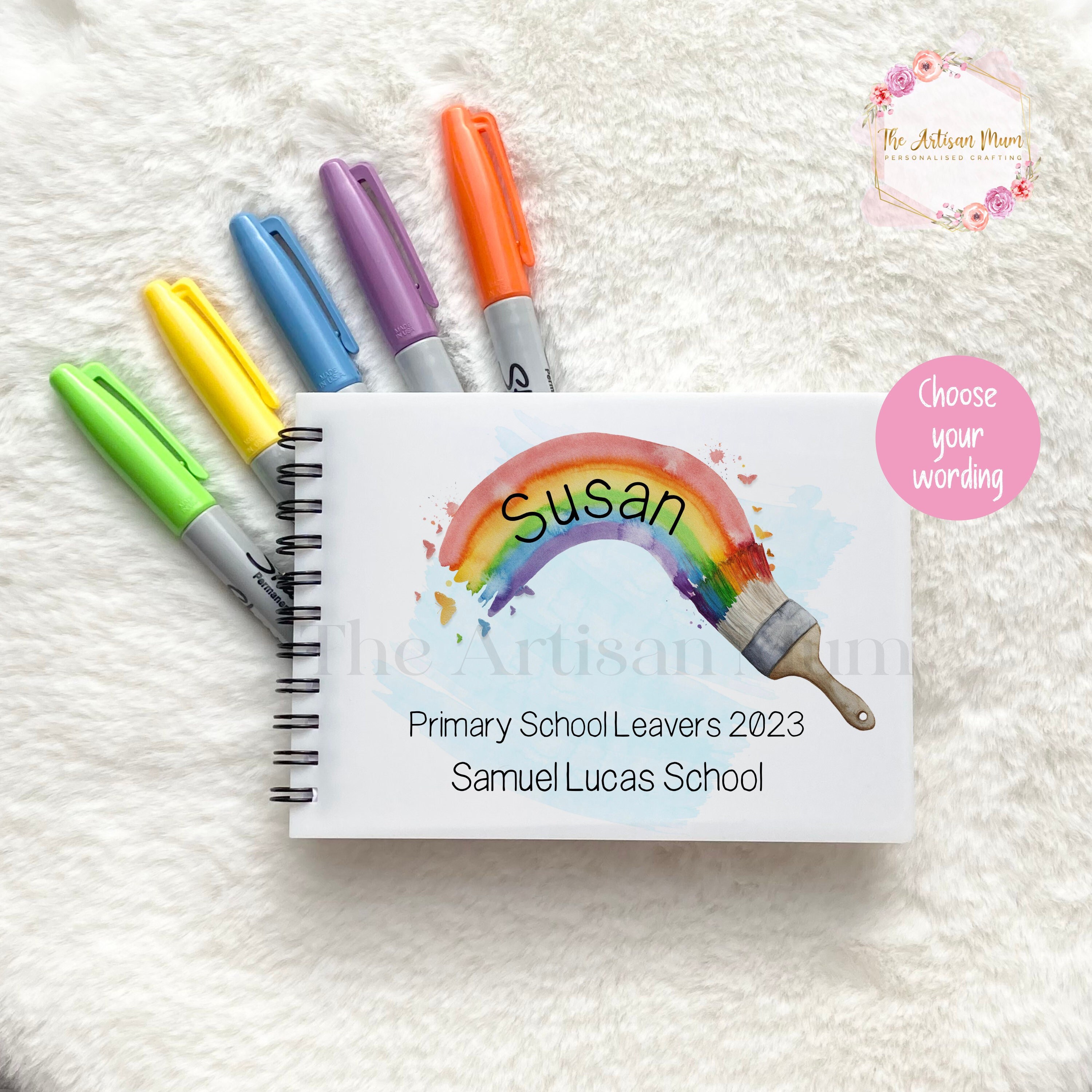 Personalised Primary School Leavers Autograph Book, Year 6 Keepsake ...
