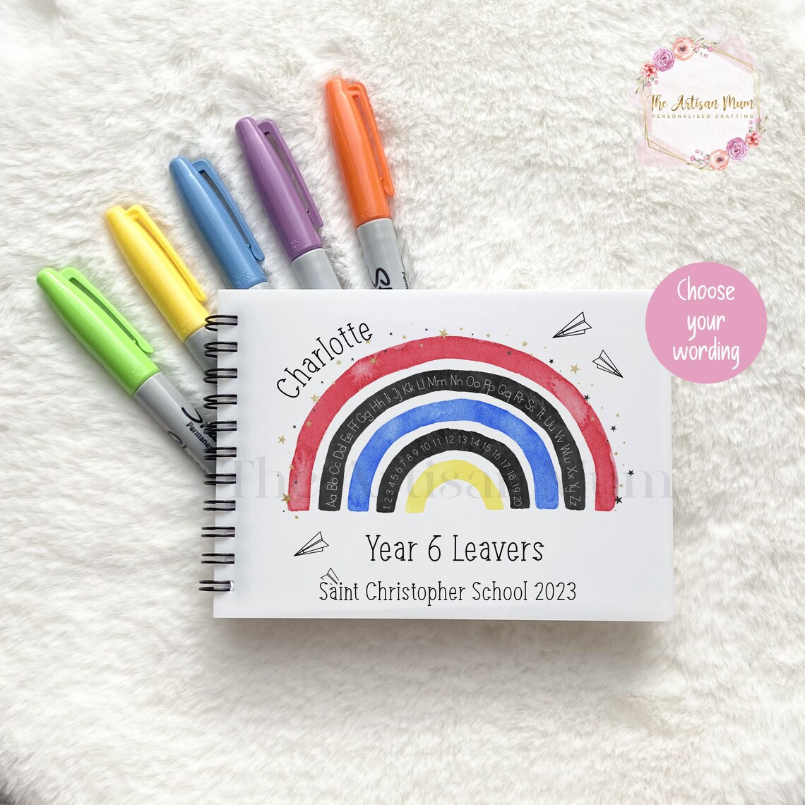 Personalised Primary School Leavers Autograph Book, Year 6 Keepsake ...