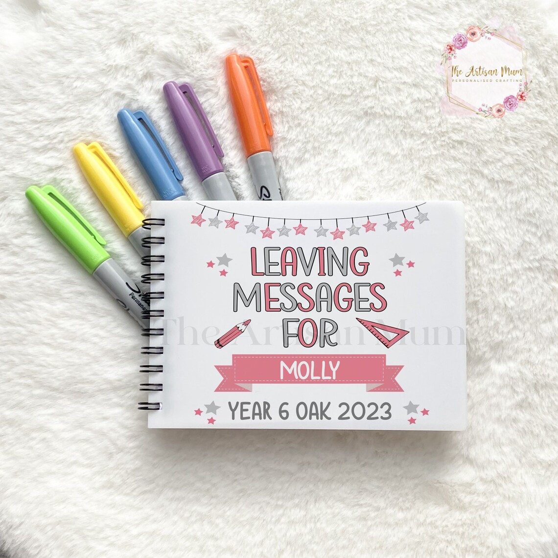 Personalised Primary School Leavers Autograph Book, Year 6 Keepsake ...