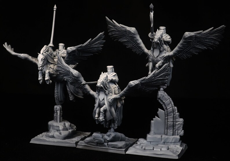 Pegasus Knights by HIGHLANDS MINIATURES - Etsy
