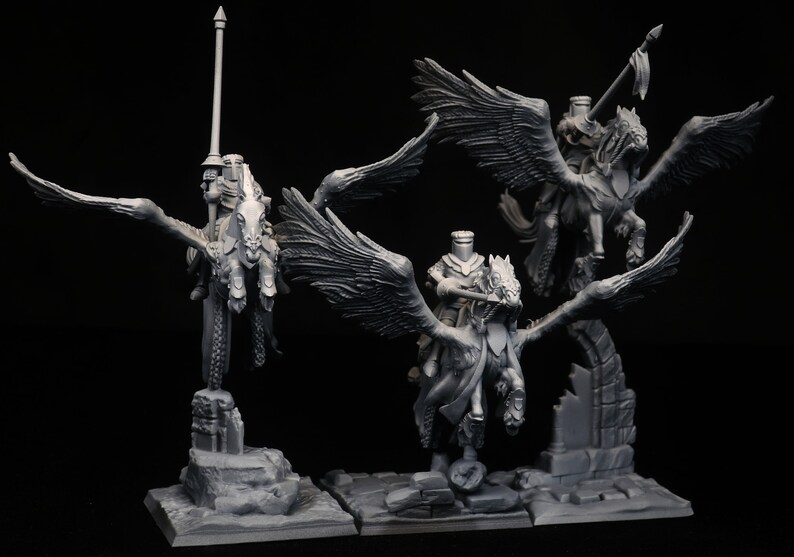 Pegasus Knights by HIGHLANDS MINIATURES - Etsy