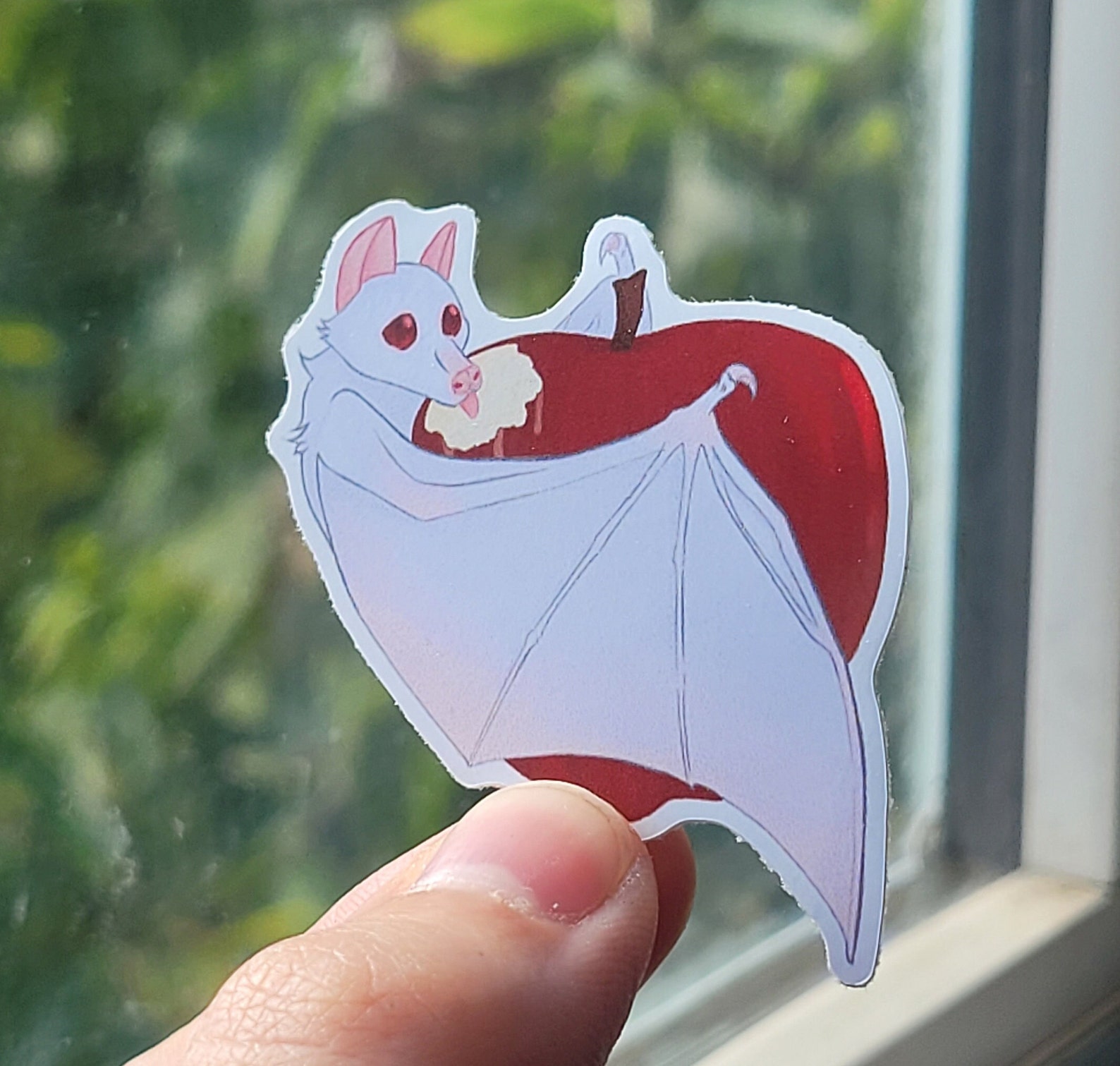 Peach Bat and Apple Bat - Etsy