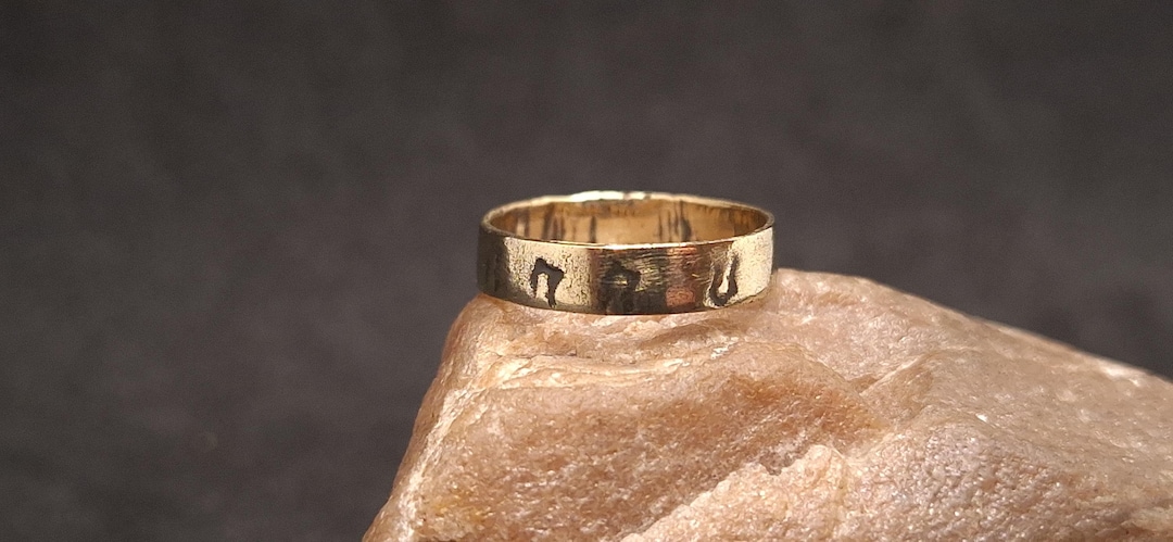 Rare Ancient Ring With Engraving, Rare Ring With With Inscriptions ...