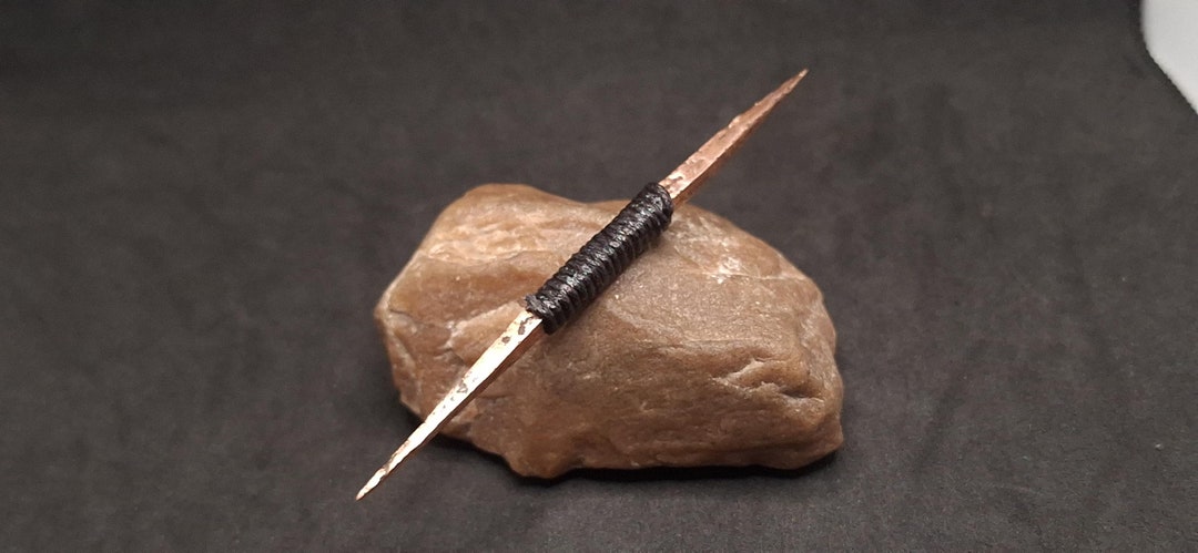 Ancient artifact of the Bronze Age. Ancient Scythian large awl, Skin ...