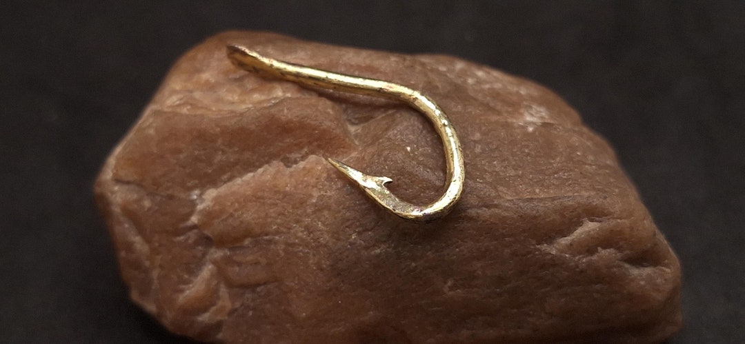 Interesting Antique Fishing Hook, Vintage Bronze Fishing Hook ...