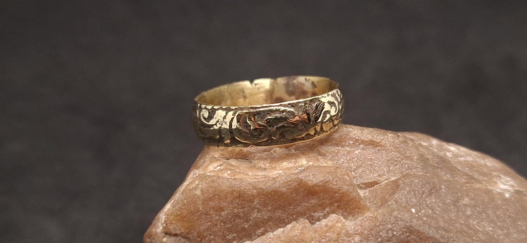Ancient Vikings Ring With Colossal Ornament, Original Vikings Artifact ...