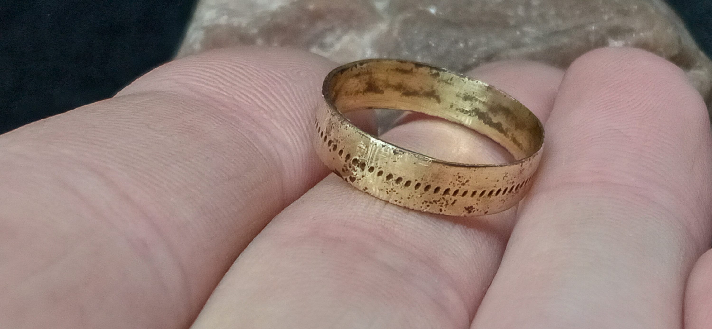 Ancient Medieval Ring With Engraving Vikings Style Ring | Etsy