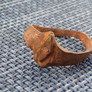 Ring From the Trenches of the World War, Soldier Brass Ring, Military ...
