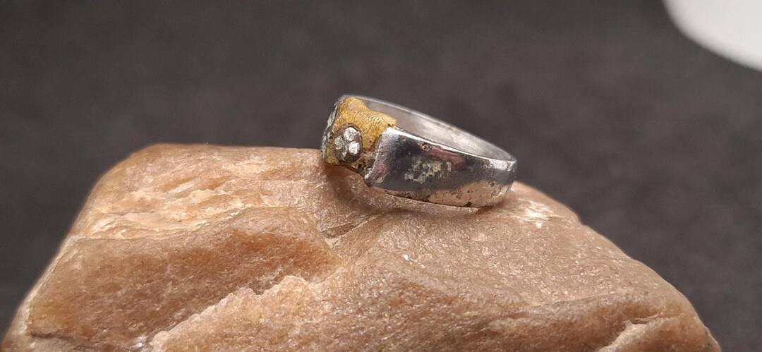 Trench Ring, Original Ring of the First World War With a Rare Flower ...