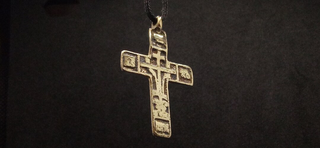 Ancient Cross of the 18th Century, Original Vintage Orthodox Cross, Old ...