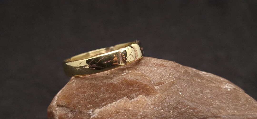 Original World War I Soldier's Brass Ring With Ornaments Made From a ...