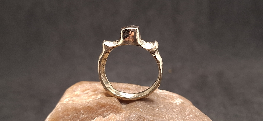 Ancient Roman Bronze Ring, Horned Shield, Authentic Jewelry, 2nd-4th ...