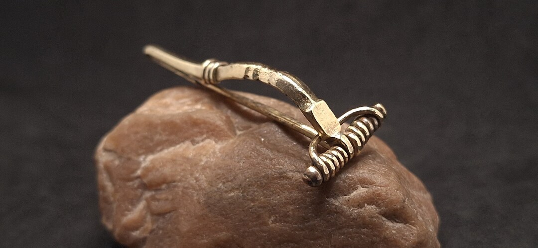 Original Ancient Roman Bronze Fibula Brooch, Rare Roman Clasp Jewelry ...