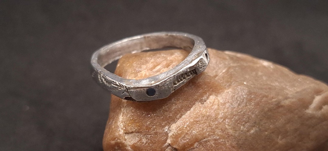 Ring From the Trenches of the World War, Soldier Ring With Colored ...