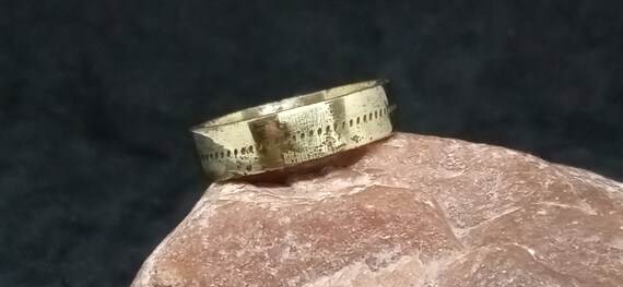 Ancient Medieval Ring With Engraving Vikings Style Ring | Etsy