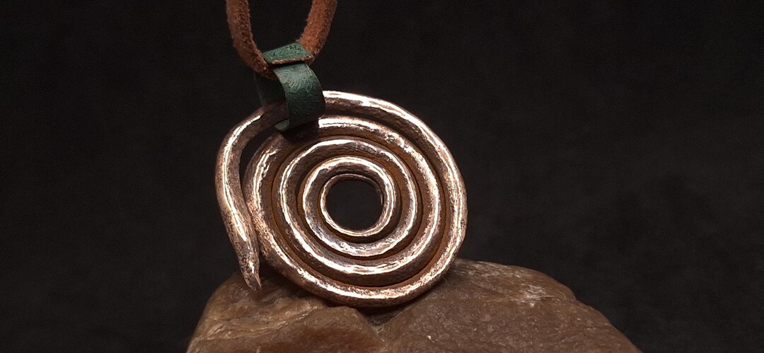 Ancient Celtic Artifact, Spiral Amulet of the Celts, Copper Amulet of ...